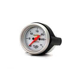 Electric 30 PSI Fuel Pressure Gauge Silver | ProCharger Store